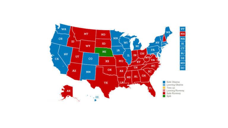 Who Breaks an Electoral College Tie? - Electoral Vote Map