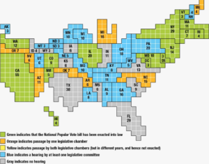 What Is the National Popular Vote Interstate Compact? - Electoral Vote Map